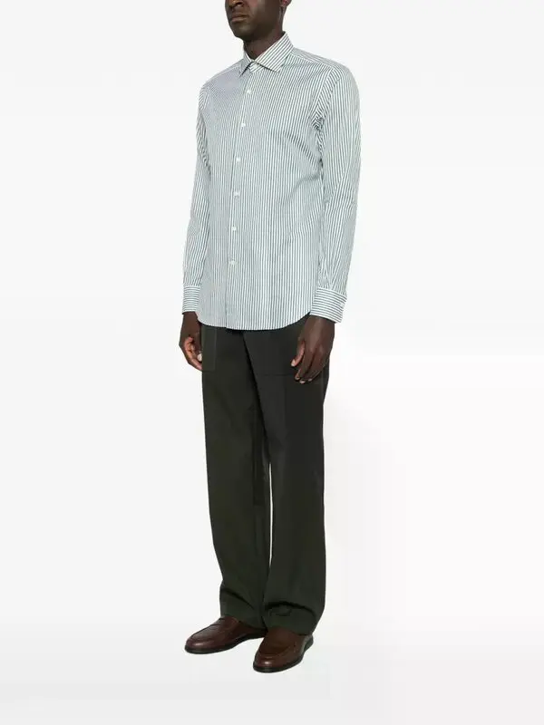 ALESSANDRO GHERARDI Striped Cotton Shirt