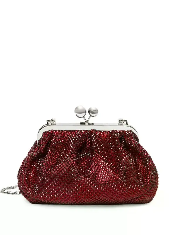 Max Mara Pasticcino Crystal-embellished Shoulder Bag