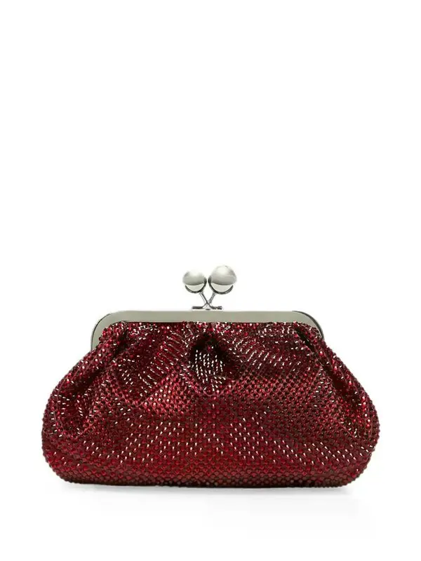 Max Mara Pasticcino Crystal-embellished Shoulder Bag