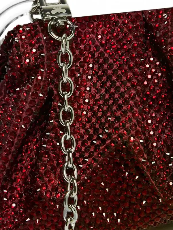 Max Mara Pasticcino Crystal-embellished Shoulder Bag