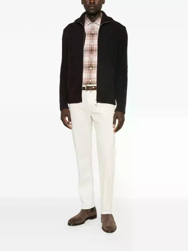 JACOB COHЁN Logo-patch Straight-leg Jeans