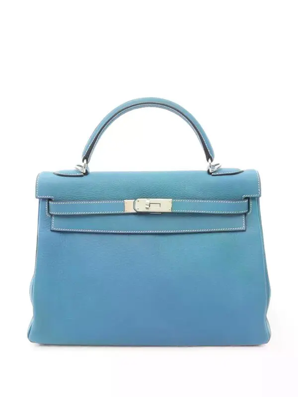 Hermès 2007 32 Kelly Handbag - Blue