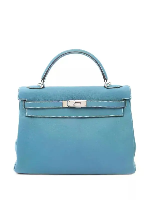 Hermès 2007 32 Kelly Handbag - Blue