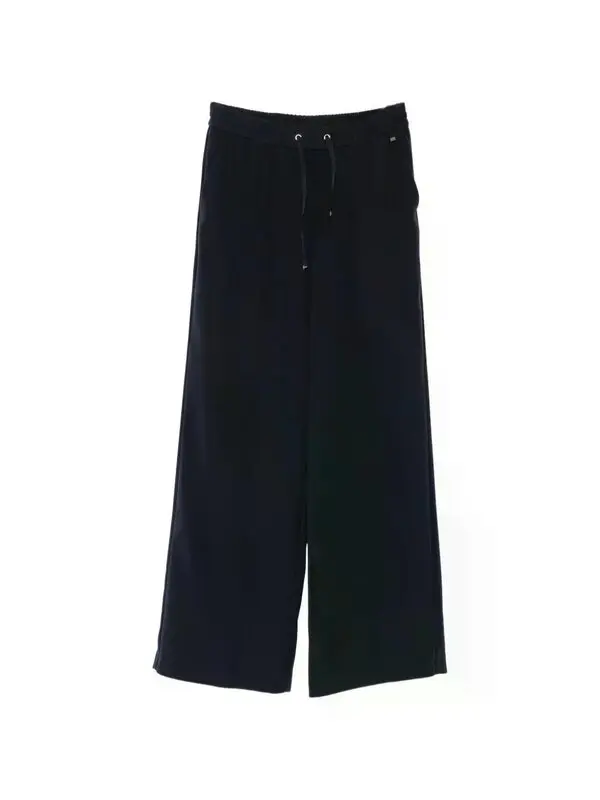 Herno Drawstring Palazzo Pants - Blue