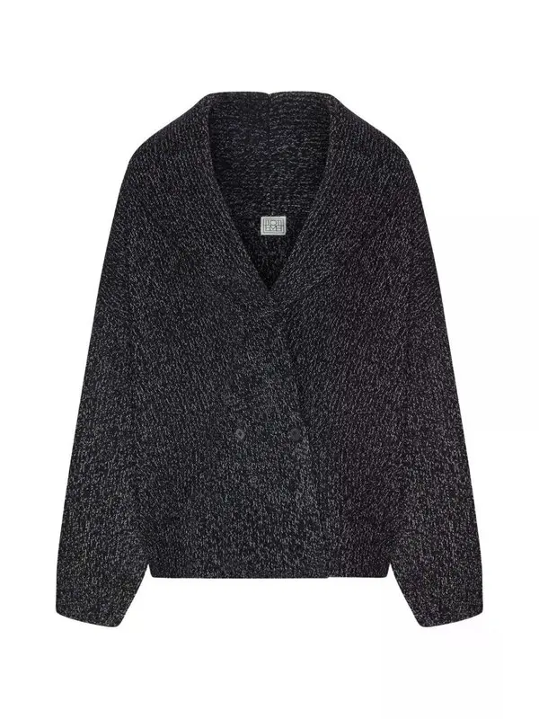 TOTEME Double-breasted Shawl-collar Cardigan