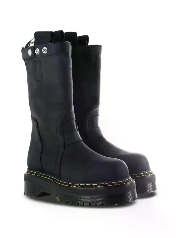 Rick Owens X Dr Martens Quad Sole Pull On Boots