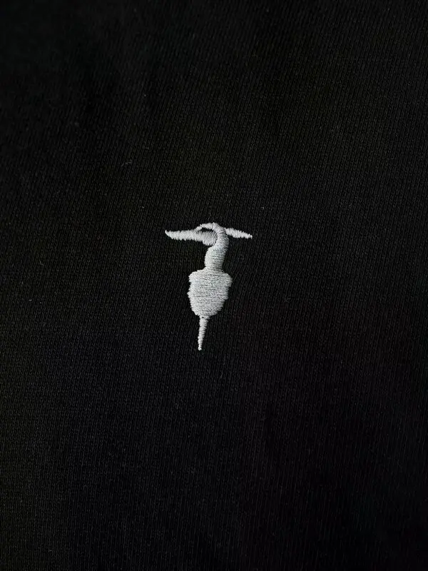 TRUSSARDI Logo-embroidered Drawstring Hoodie