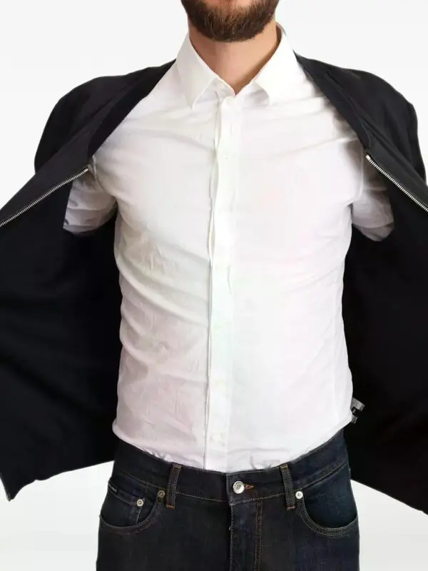 Dolce & Gabbana Silk Bomber Jacket