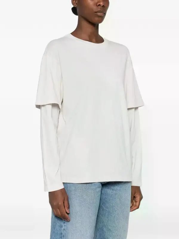 AGOLDE Lois Layered-sleeve T-shirt