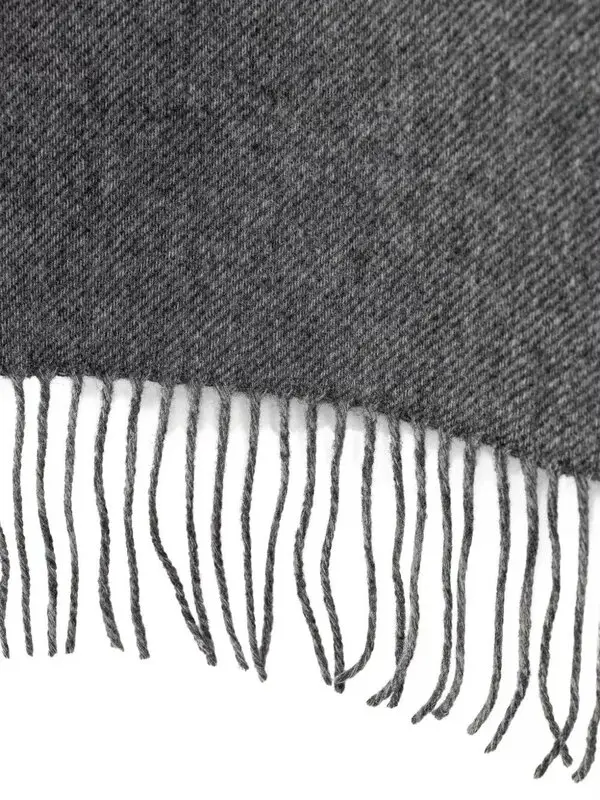 TRUSSARDI Gentle Society Logo-print Fringed Scarf
