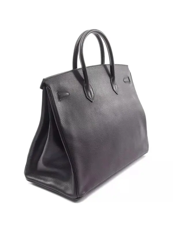 Hermès 2002 Birkin 40 Tote Bag - Black