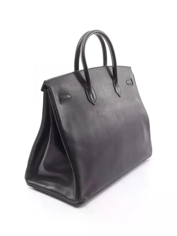Hermès 2002 Birkin 40 Tote Bag - Black