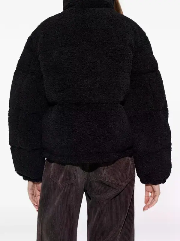 Canada Goose Fallon Fleece-textured Puffer Jacket - Black
