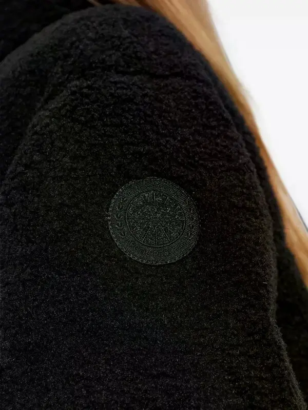 Canada Goose Fallon Fleece-textured Puffer Jacket - Black
