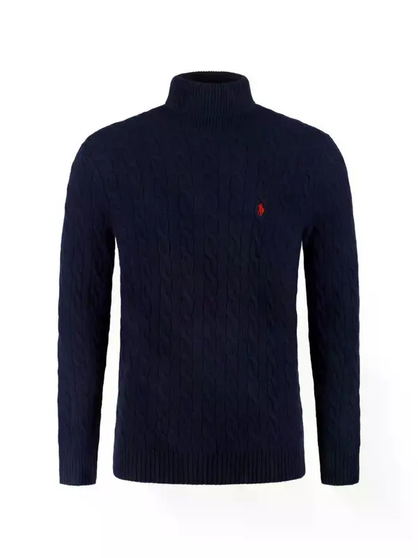 Polo Ralph Lauren Cable Wool-cashmere Roll Neck Jumper