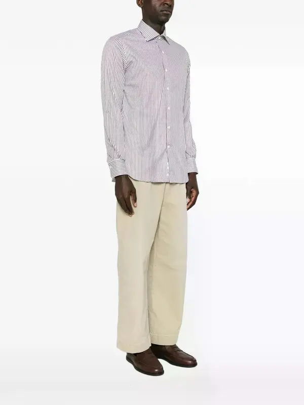ALESSANDRO GHERARDI Striped Cotton Shirt