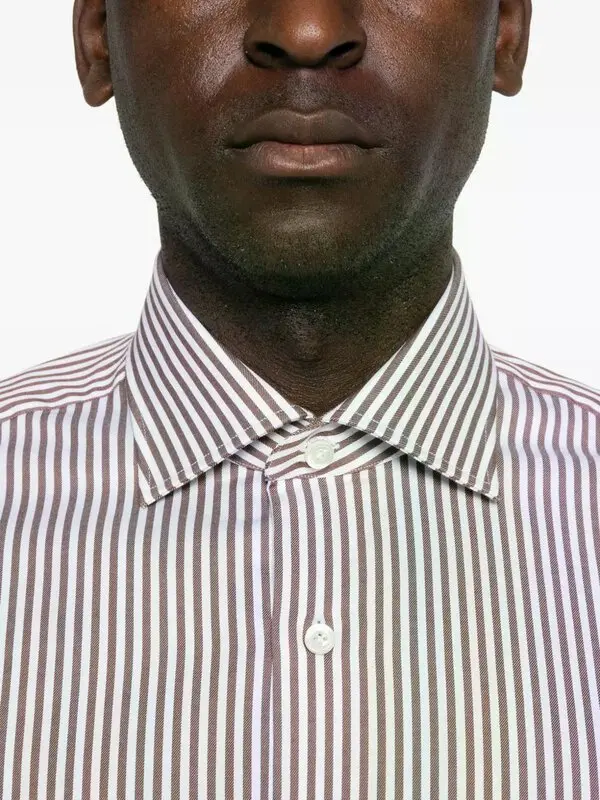 ALESSANDRO GHERARDI Striped Cotton Shirt