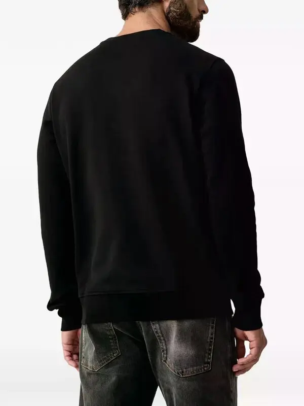 TRUSSARDI Logo-embroidered Crew-neck Sweater
