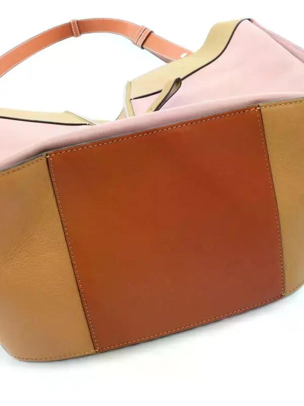 Loewe Small 2010s Hammock Leather Tote Bag - Neutrals