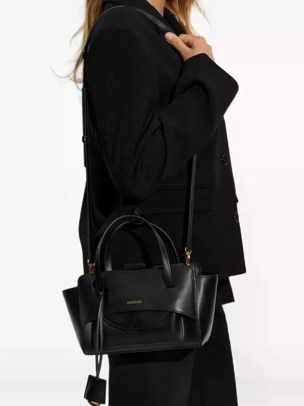 HIDESINS Small Flap Leather Tote Bag