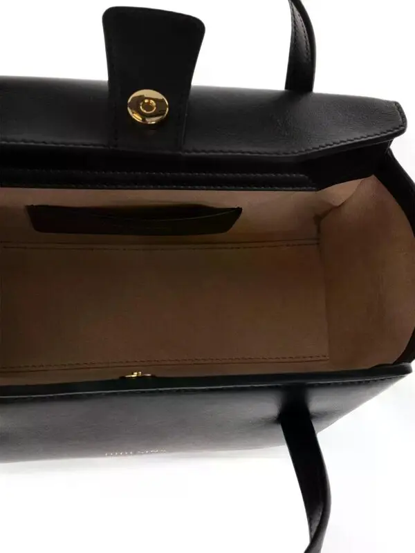HIDESINS Small Flap Leather Tote Bag
