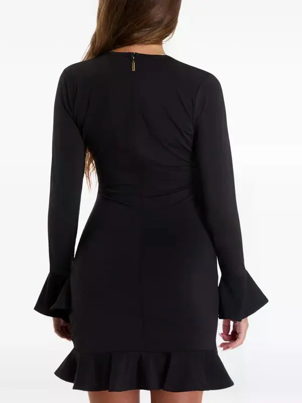 Michael Kors Ruffled Stretch Matte Jersey Dress