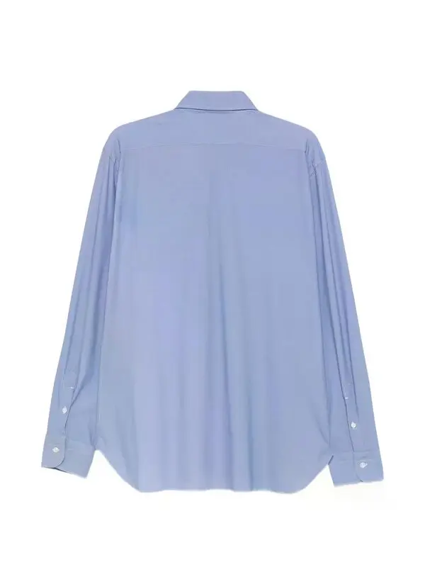 BARBA NAPOLI Spread-collar Button-down Shirt