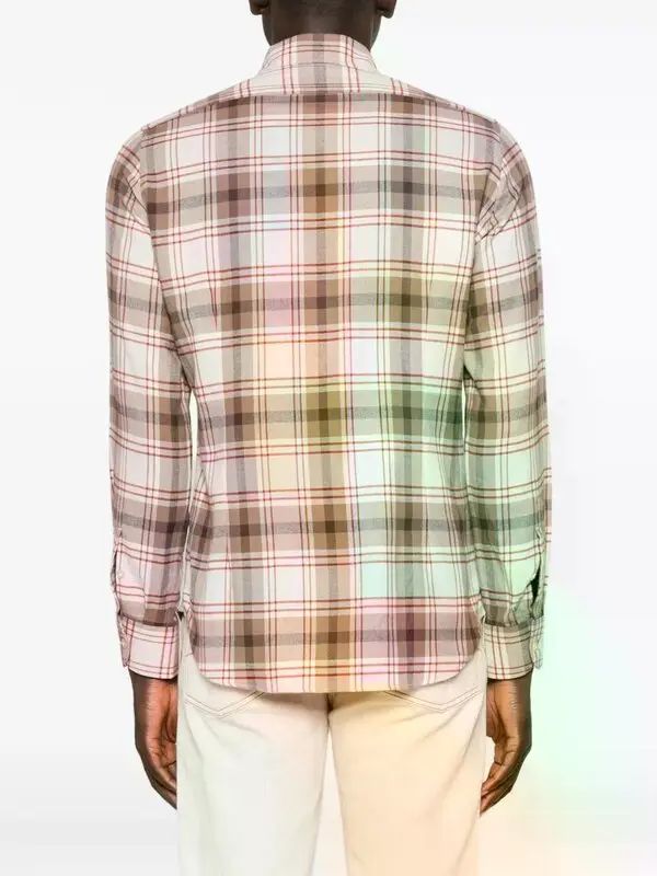 Eleventy Check-pattern Shirt