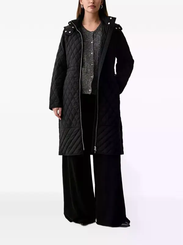 TRUSSARDI Quilted Hooded Coat