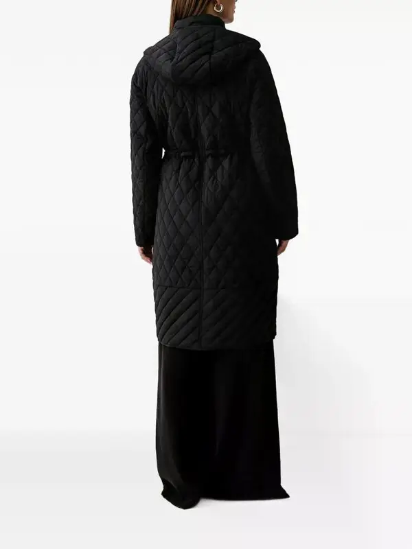 TRUSSARDI Quilted Hooded Coat