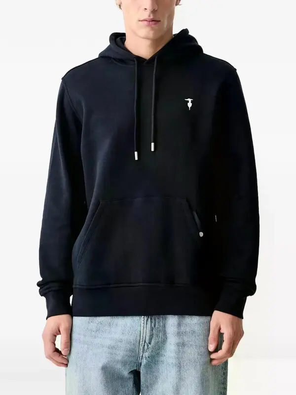 TRUSSARDI Embroidered-logo Drawstring Hoodie