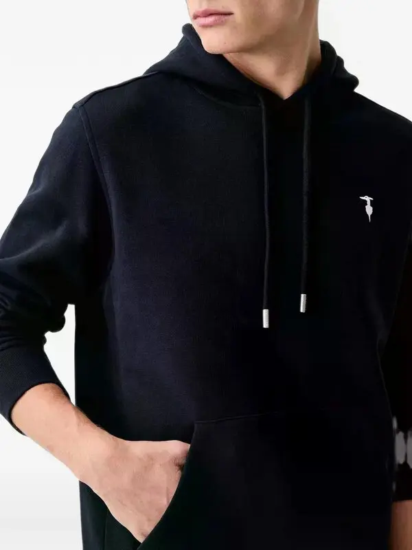 TRUSSARDI Embroidered-logo Drawstring Hoodie