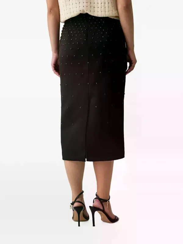 TRUSSARDI Crystal-embellished Pencil Midi Skirt