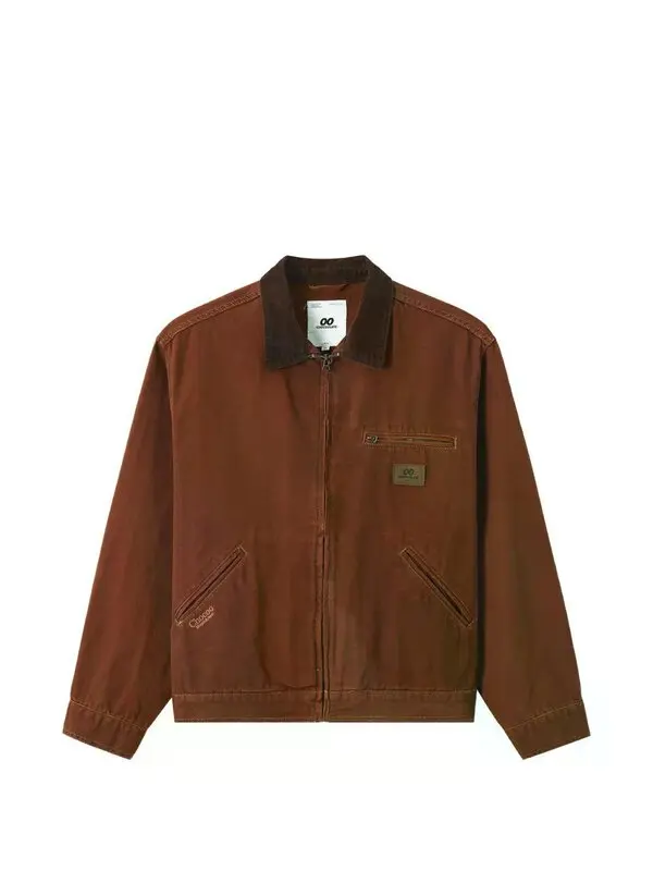 CHOCOOLATE Corduroy-collar Zip-up Jacket
