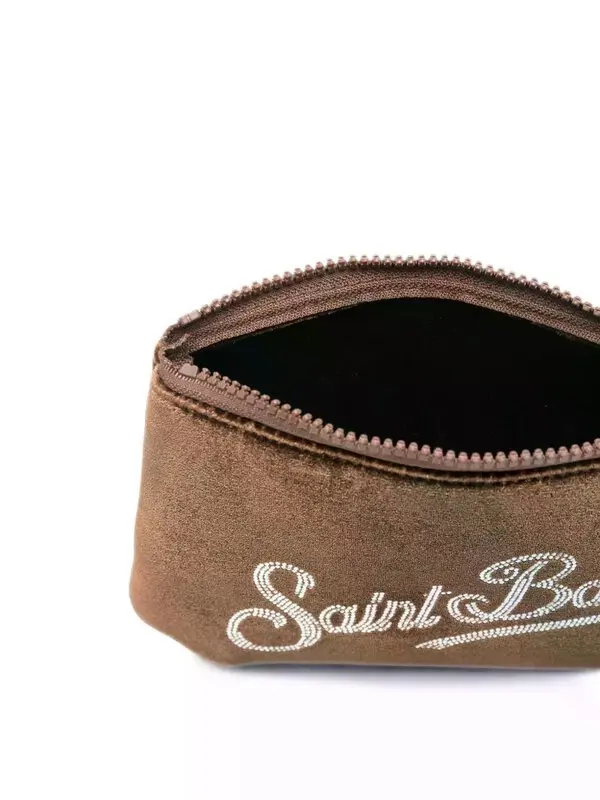 MC2 SAINT BARTH Aline Velvet Clutch Bag