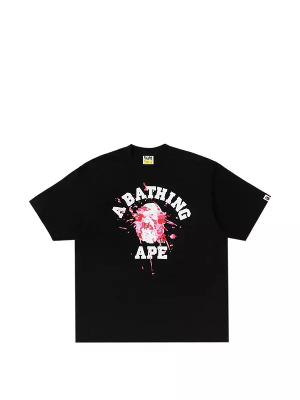 A BATHING APE Logo-print T-shirt - Black