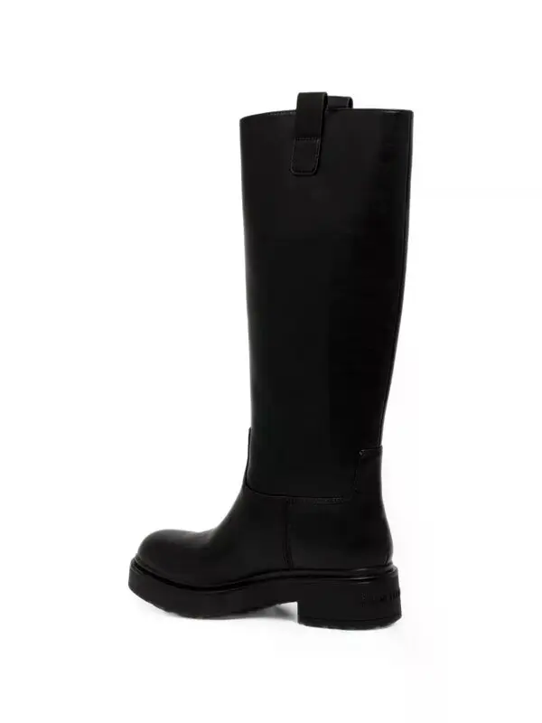 Armani Exchange Logo-plaque Knee-high Boots