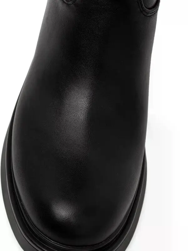 Armani Exchange Logo-plaque Knee-high Boots