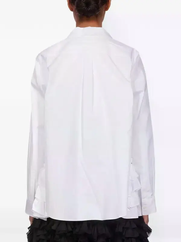Comme Des Garçons Ruffled Peter Pan Collar Shirt