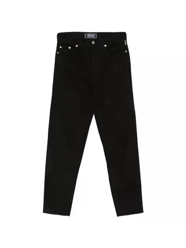 Versace 2000s Logo-patch Jeans