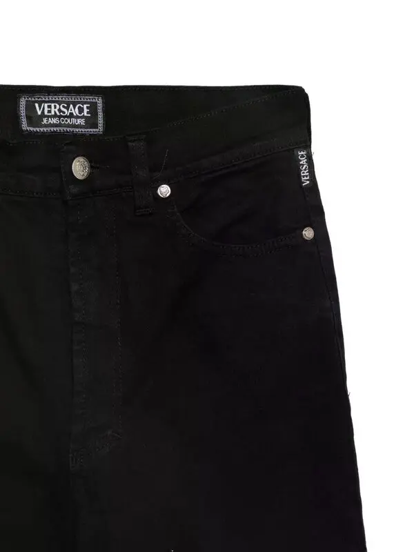 Versace 2000s Logo-patch Jeans