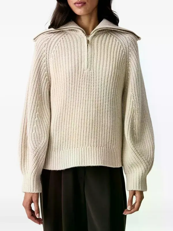 Armani Exchange Ribbed Half-zip Sweater