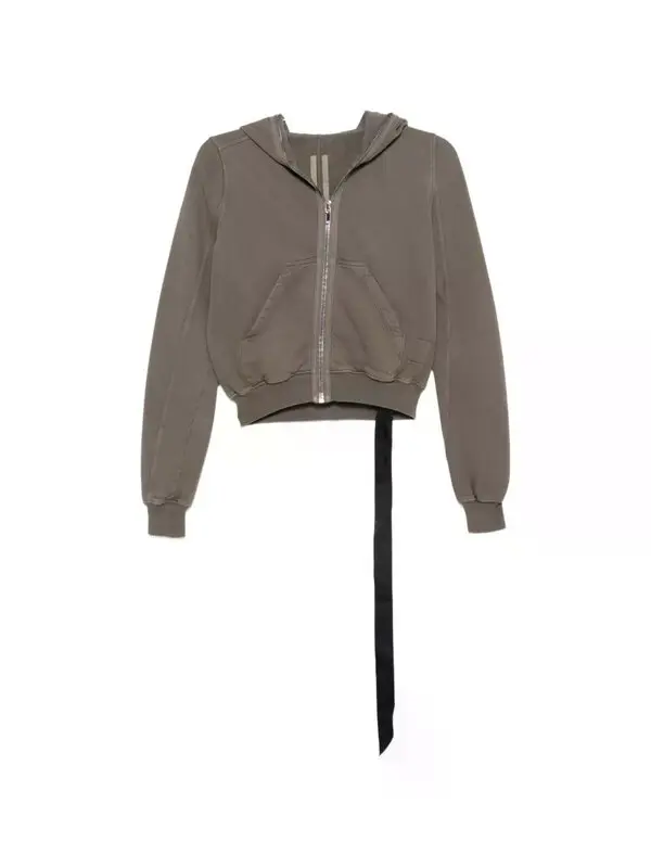 Rick Owens Gimp Zip-up Cropped Hoodie