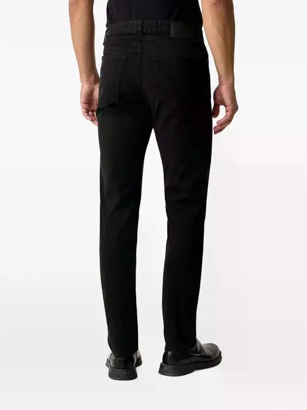 TRUSSARDI Logo-patch Slim-fit Jeans