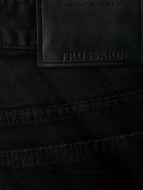 TRUSSARDI Logo-patch Slim-fit Jeans