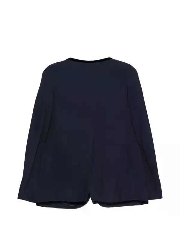 ROMEO GIGLI 1990s Velvet-trim Jacket