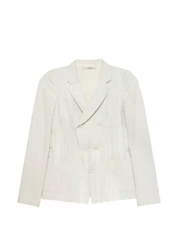 Balenciaga 2000s Double-breasted Striped Jacket