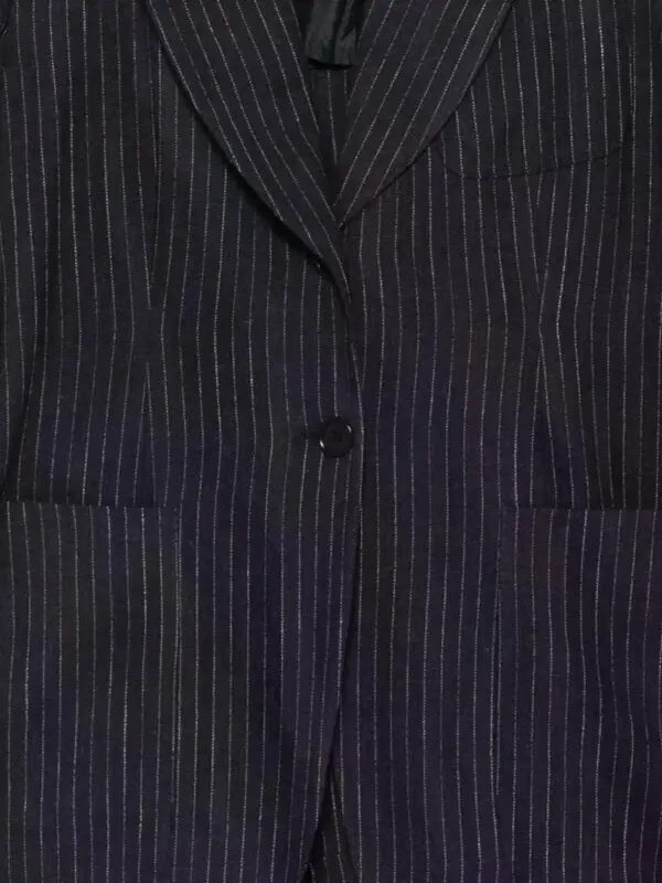 ROMEO GIGLI 1990s Pinstripe-print Blazer