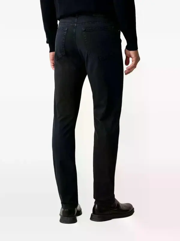 TRUSSARDI Logo-patch Straight-leg Jeans