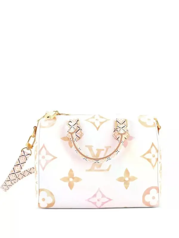 LOUIS VUITTON Speedy Bandouliere Bag The Pool Monogram Watercolor Giant 25 Crossbody Bag - Neutrals